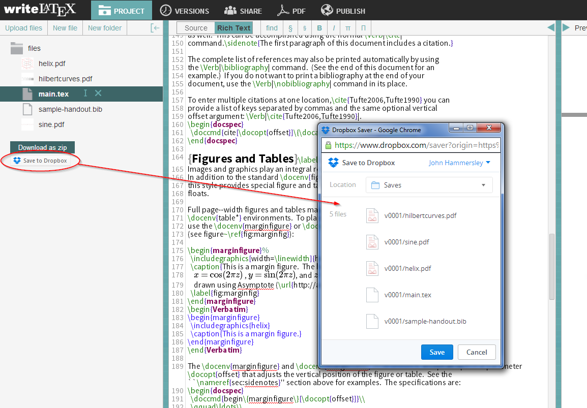 Save to Dropbox and Create Protected Projects on Pro - Overleaf Blog Save to Dropbox and Create Protected Projects on Pro - Overleaf Blog