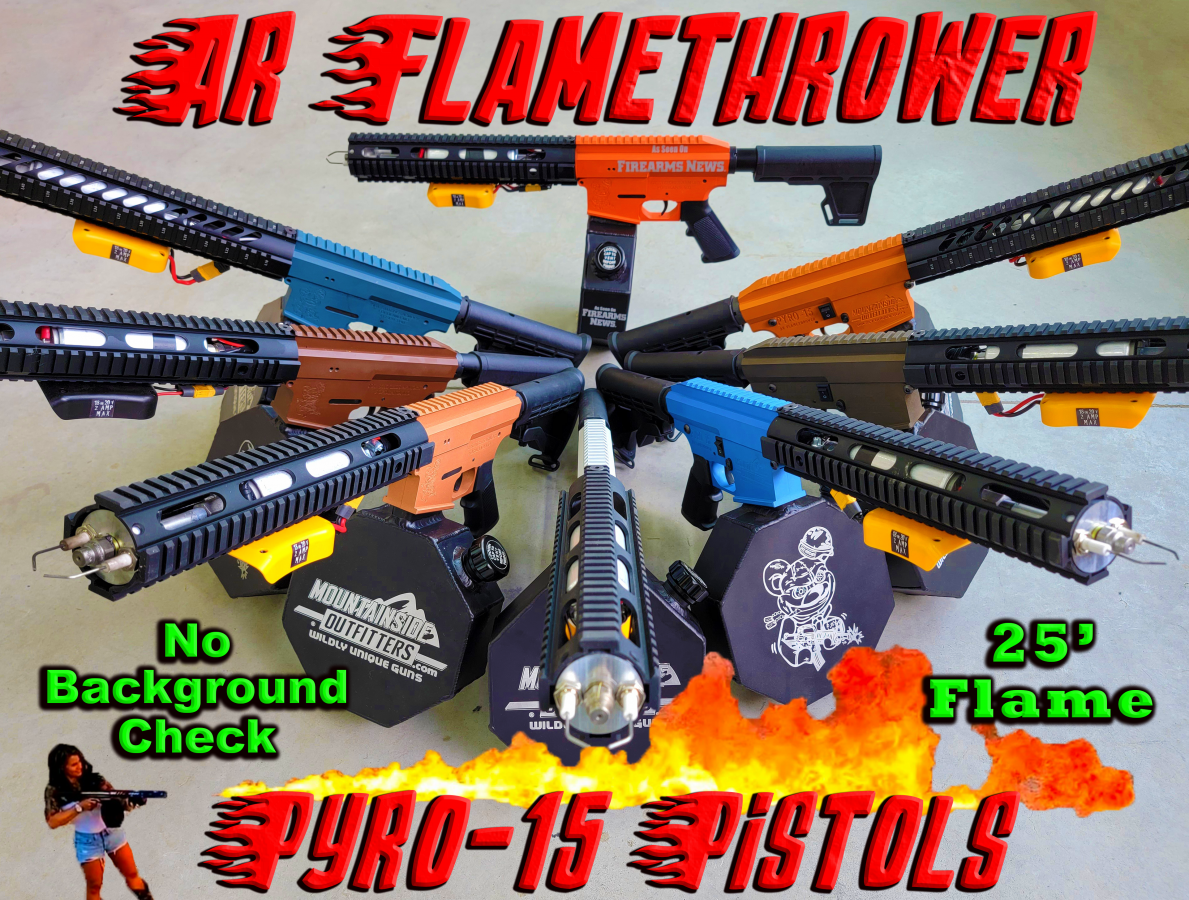 The AR FLAMETHROWER PYRO-15 PISTOL | Mountainside Outfitters | Fordland ...