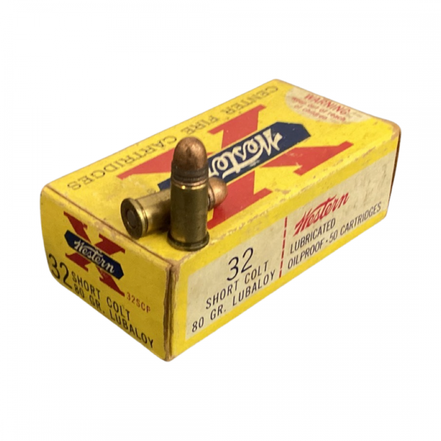 32 Short Colt - Western X 80 Grain Lubaloy bullet - 50 round box ...