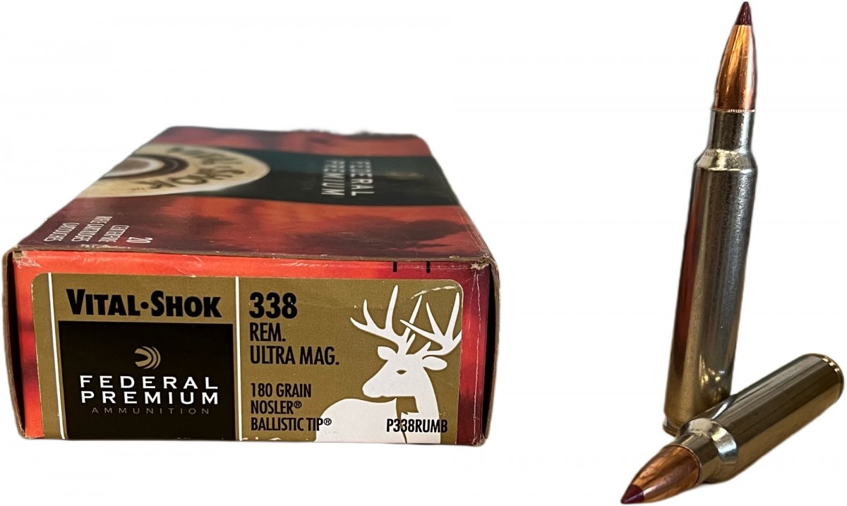 338 Remington Ultra Mag (RUM) - Federal Premium 180 Grain Nosler ...