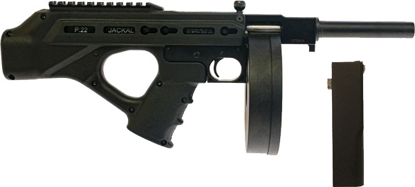 STAND MFG JACKHAMMER SD .22LR 5 3/8" BBL 10RD STK/50 RD DRUM | Target ...
