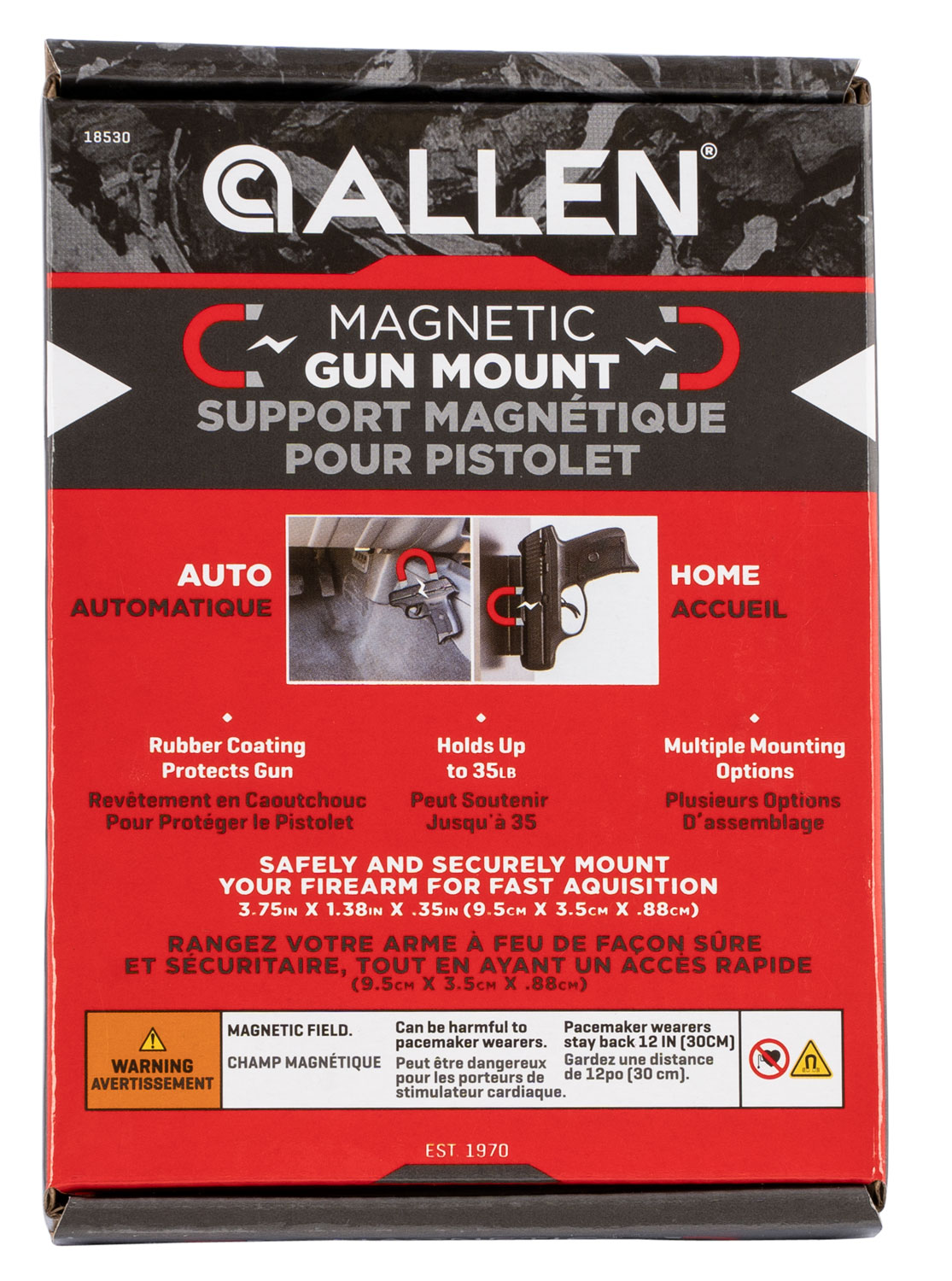 ALLEN MAGNETIC GUN MOUNT HOLDS UP TO 35 LBS. BLACK | Ahlman's Custom ...