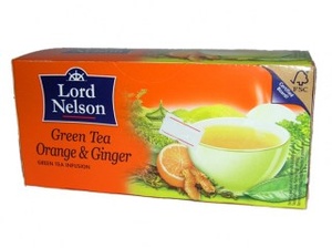 Green Tea Orange & Ginger Tea by Lord Nelson — Steepster