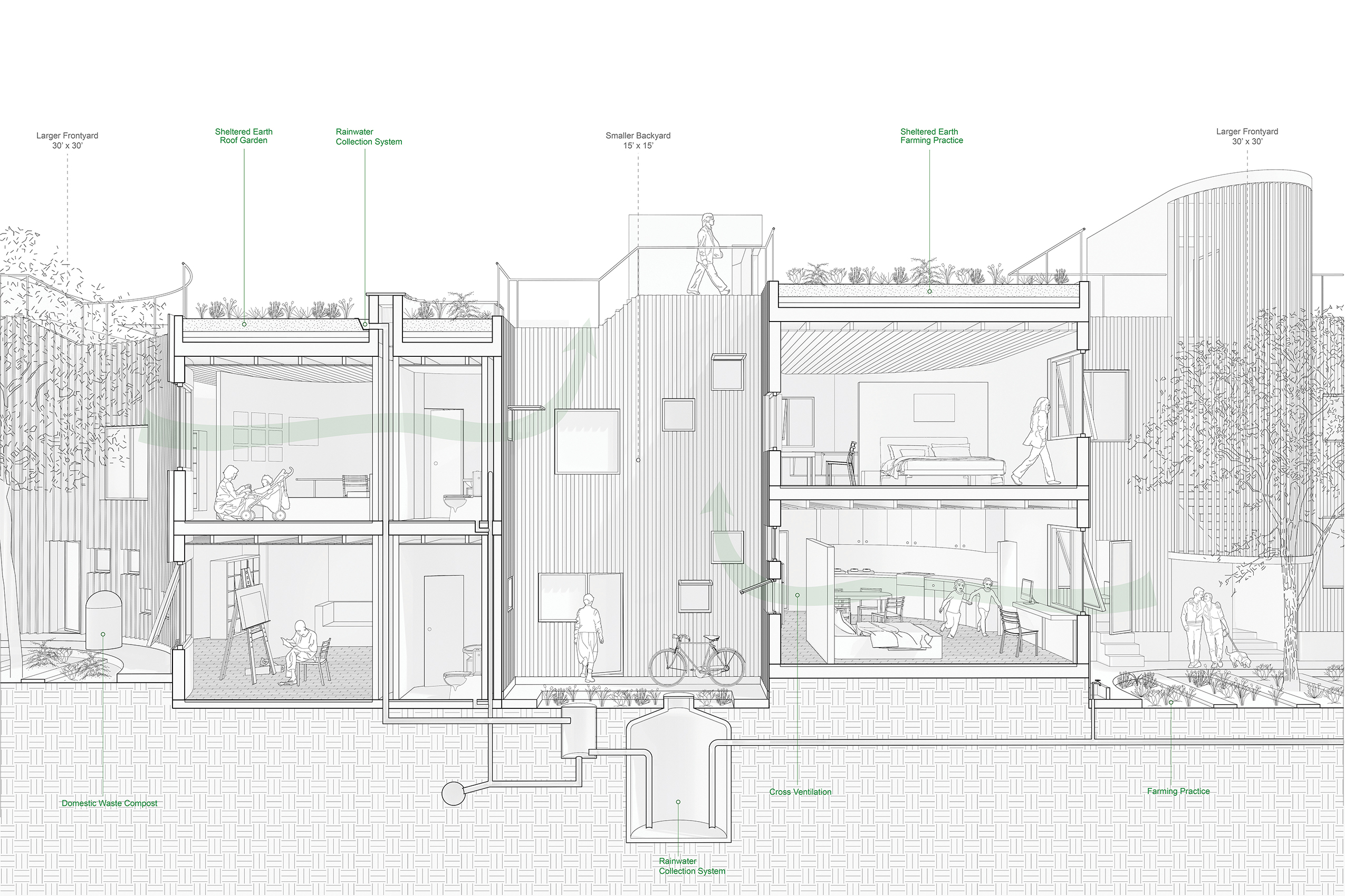Section Drawing - Columbia GSAPP