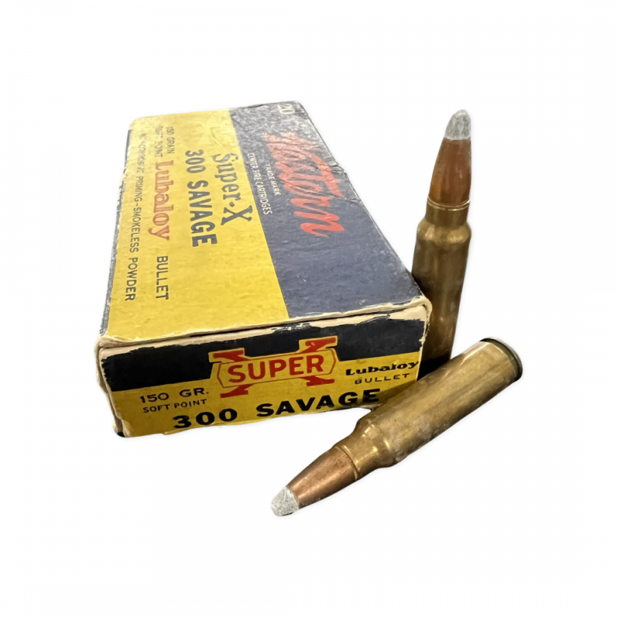 300 Savage - COLLECTIBLE AMMO - Western SuperX 150 Grain Soft Point ...
