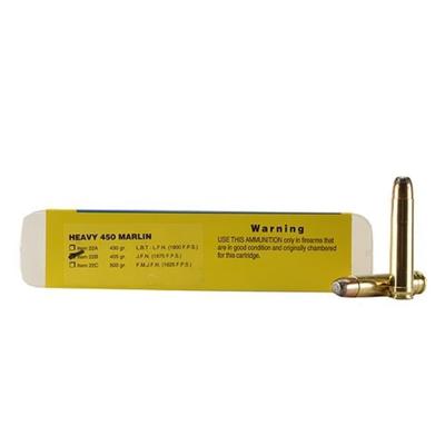 450 Marlin - Buffalo Bore Ammunition 405 Grain Jacketed Flat Nose - 20 ...