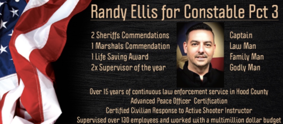 Randy Ellis for Hood County | Randy Ellis for Hood County (Powered by ...