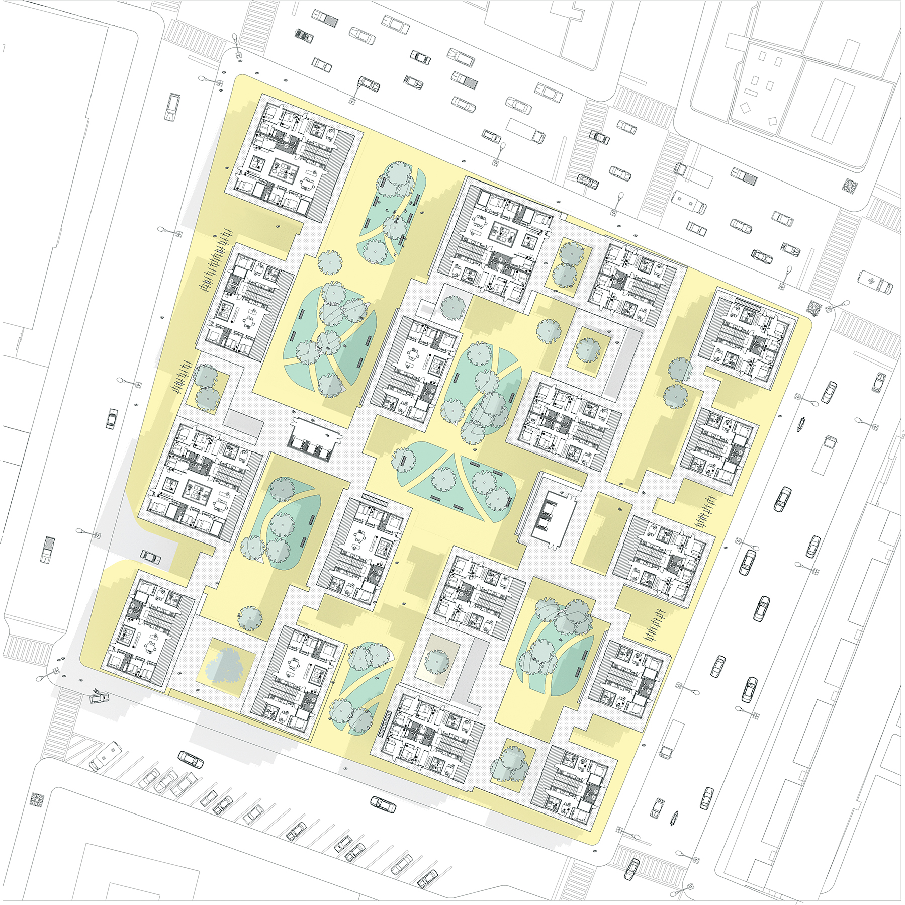 Plan Drawing - Columbia GSAPP