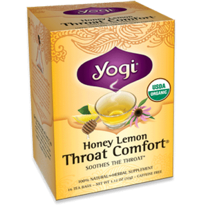 Honey Lemon Throat Comfort Tea by Yogi Tea — Steepster