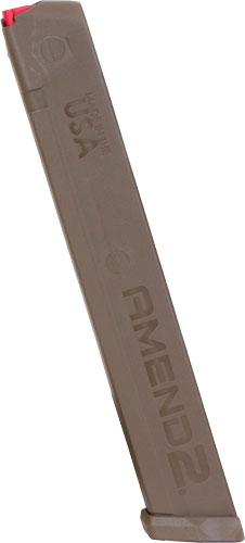 AMEND2 MAGAZINE GLOCK DOUBLE STACK 9MM 34 RD POLYMER FDE | On Target ...