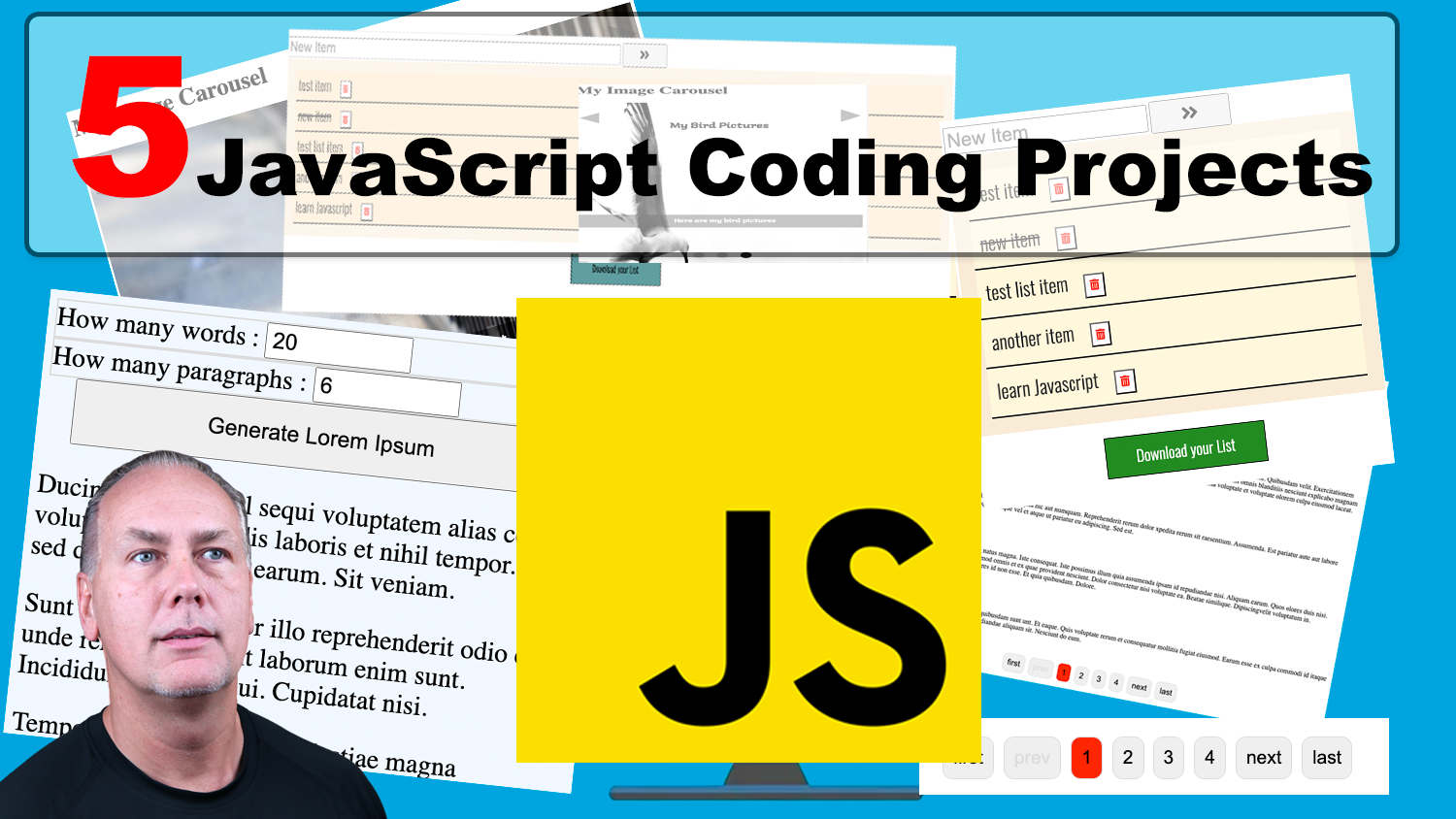 5 Javascript Coding Projects From Scratch Course Stackskills