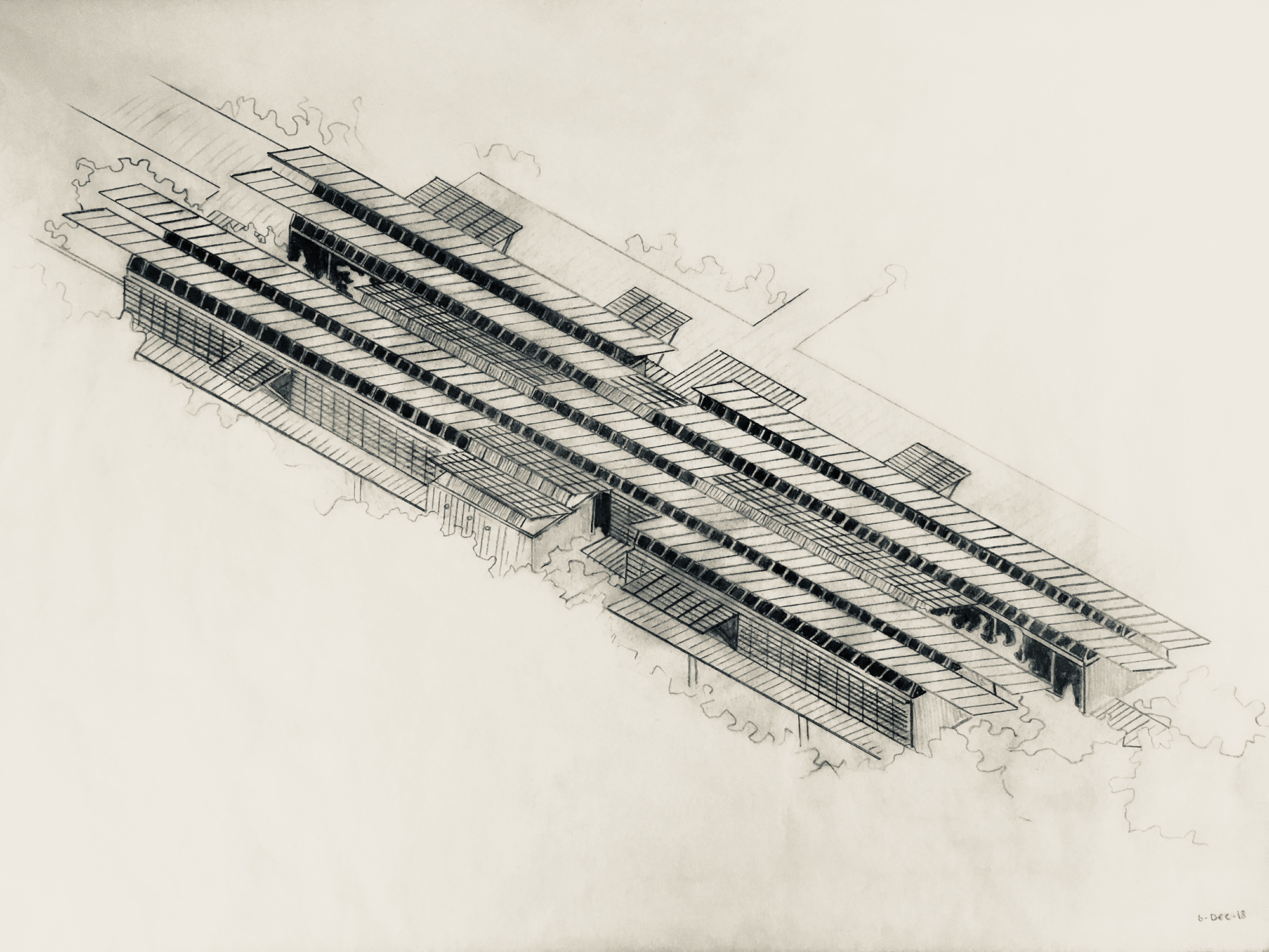 Axonometric Drawing - Columbia GSAPP