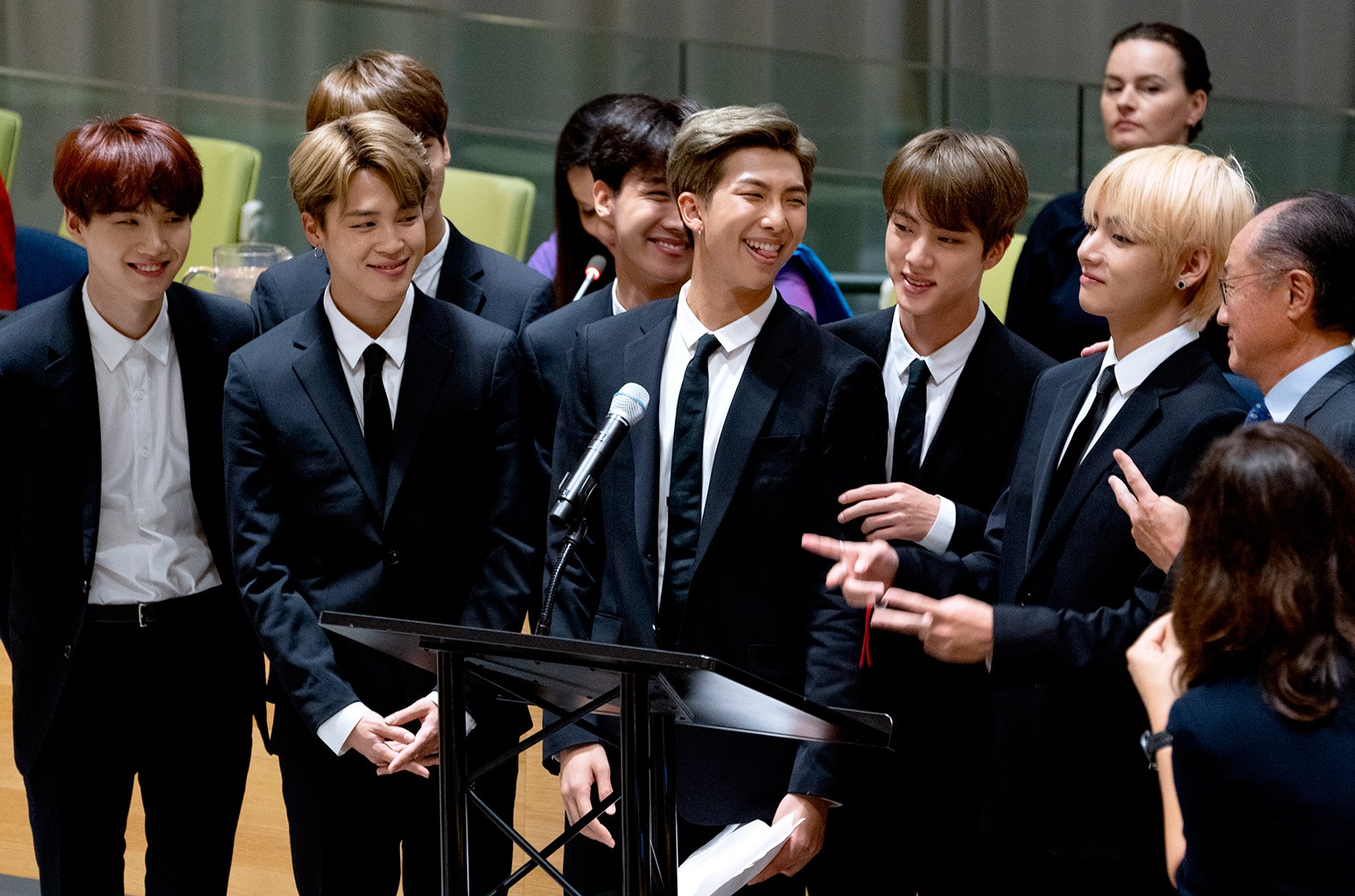 K-Pop group BTS delivers emotional United Nations General Assembly