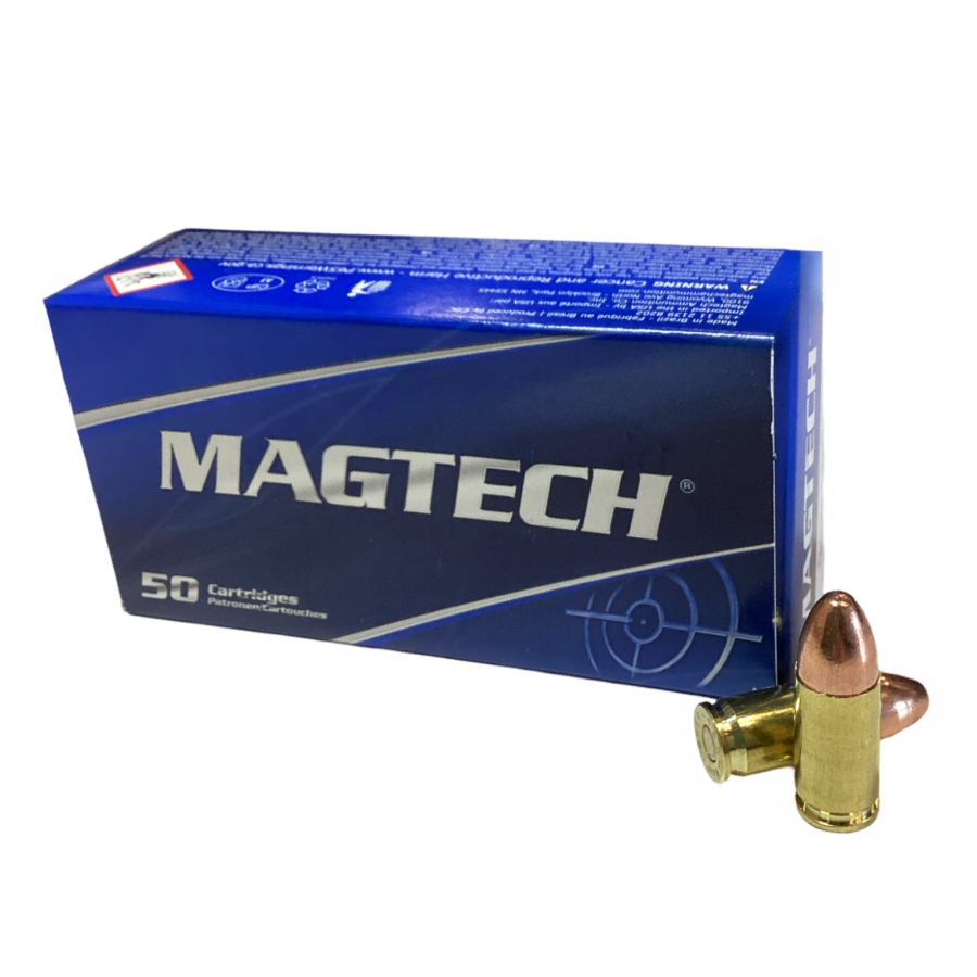 9MM - MagTech 124 Grain Full Metal Jacket (9B) - 50 Round Box ...
