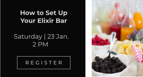 WORKSHOP: How To Set Up Your Own Elixir Bar | METAMOORPHOSE (Powered by ...