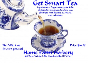 Get Smart Tea Tea by Home Farm Herbery — Steepster