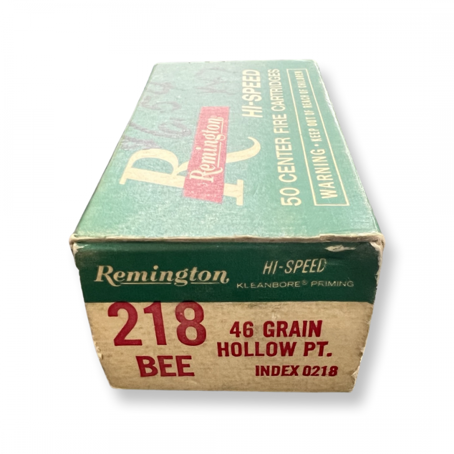 218 BEE - Remington Hi-Speed 46 Grain Hollow Point Index 0218 - 50 ...