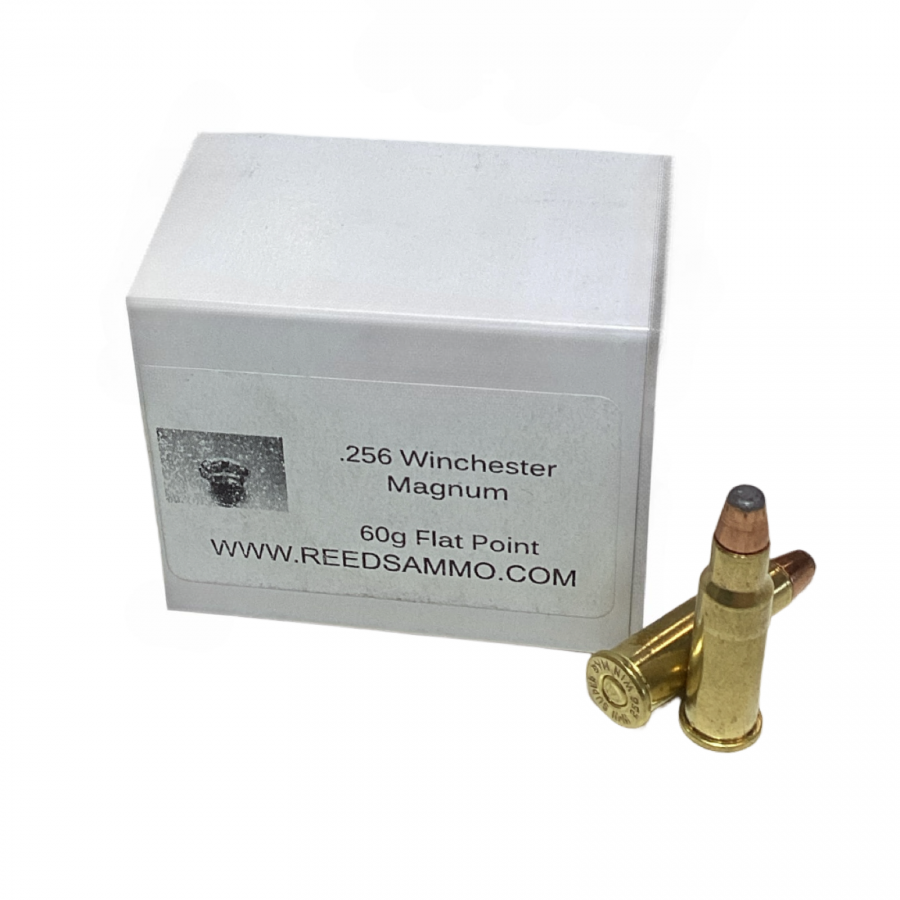 256 Win Mag - 60 grain Flat Point , Reeds ammo - 20 Rounds | FlipAmmo ...