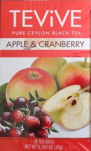 Apple & Cranberry Pure Ceylon Black Tea Tea by TEViVe — Steepster