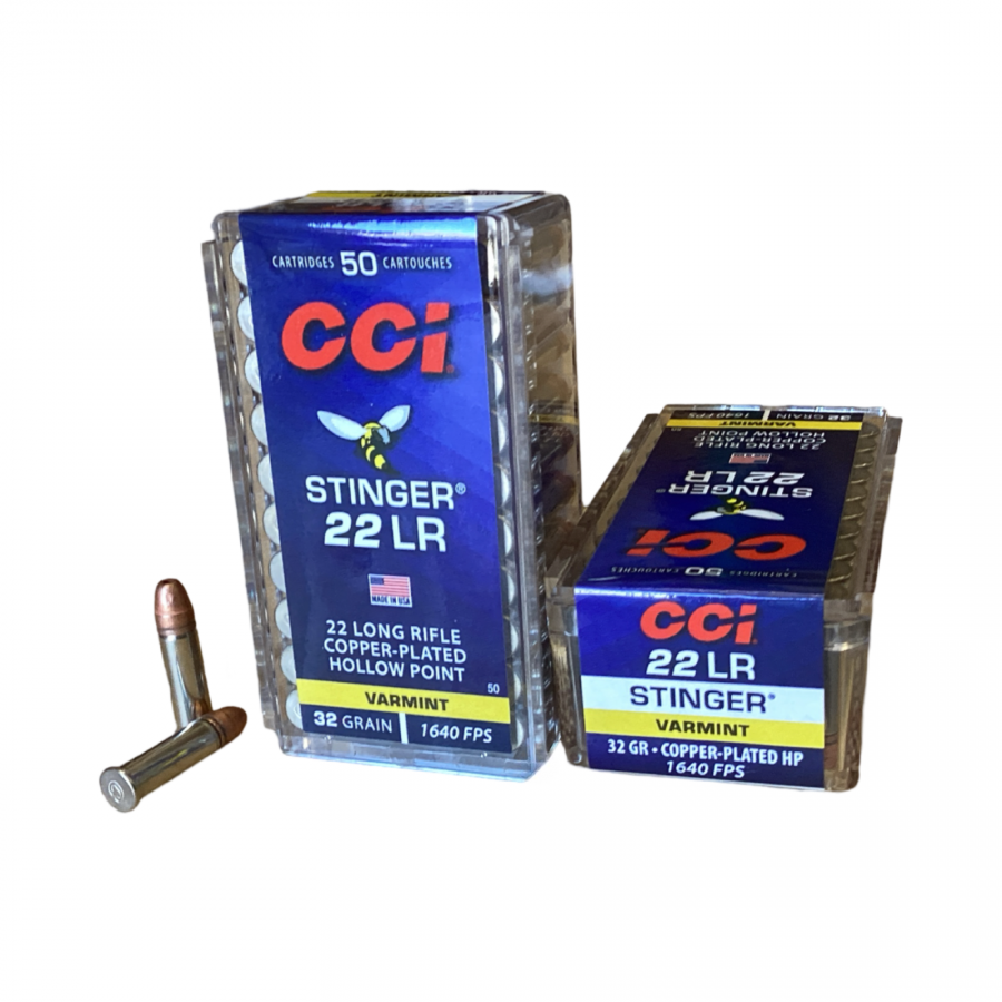 Cci Stinger Ammo 22 Long Rifle 32 Grain Plated Lead Hollow