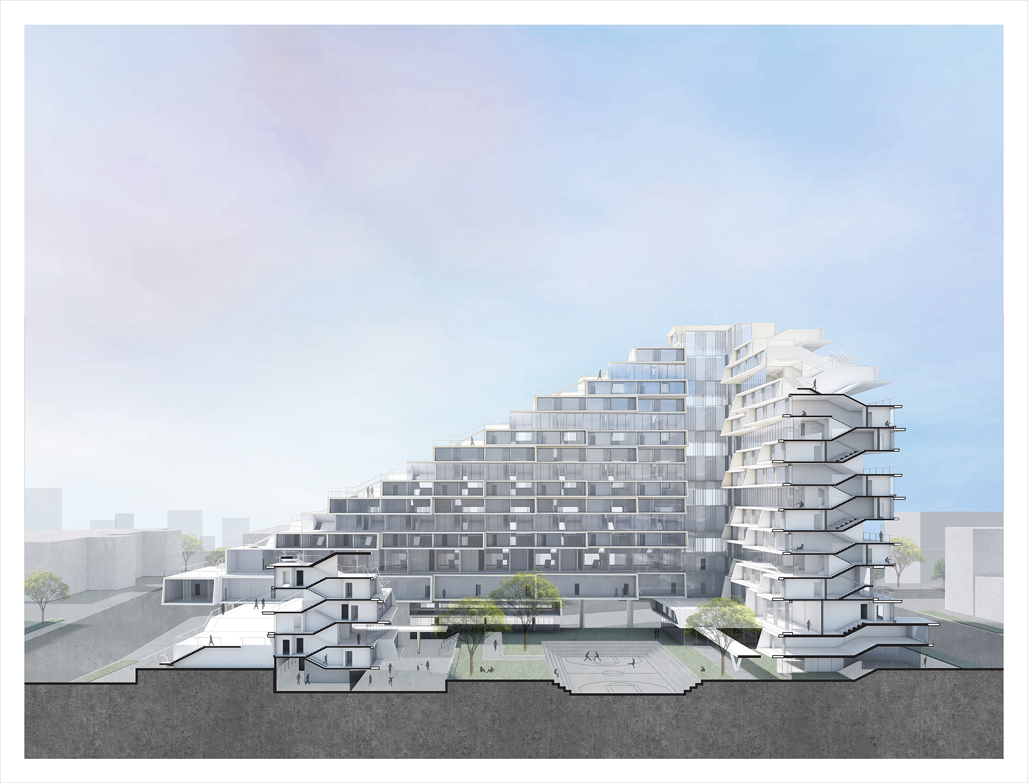 Section Drawing - Columbia GSAPP