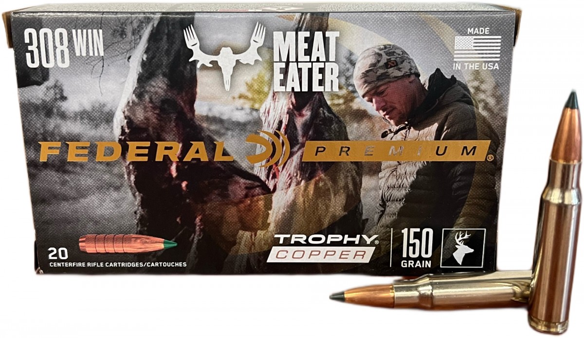 308 Winchester - Federal Premium Vital-Shok, Trophy Copper BT, 150 ...