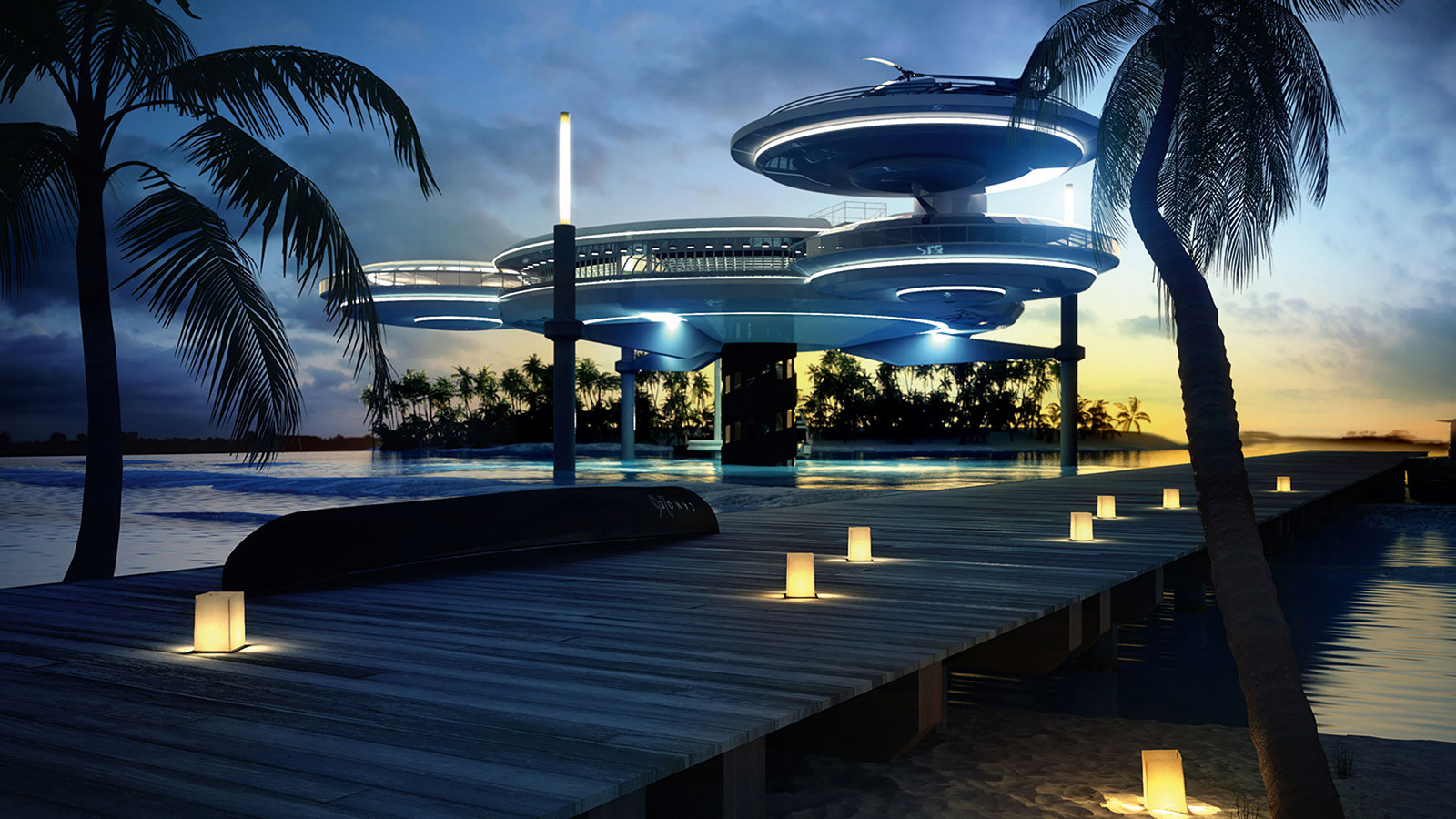 Poseidon Undersea Resort Location