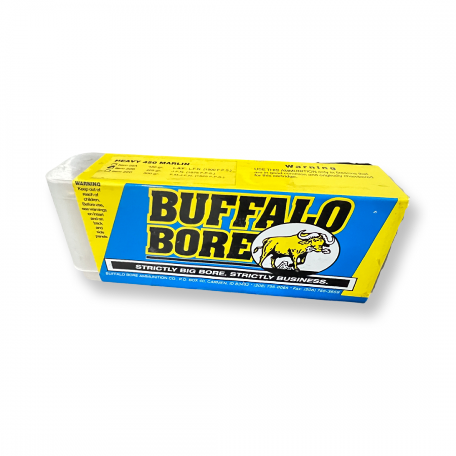 450 Marlin - Buffalo Bore 405 Grain JFN 1975FPS - 20 Round box ...