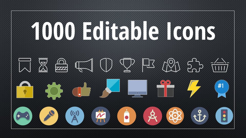 1000 Editable Icons for PowerPoint | Presentation Process 1000 Editable Icons for PowerPoint | Presentation Process