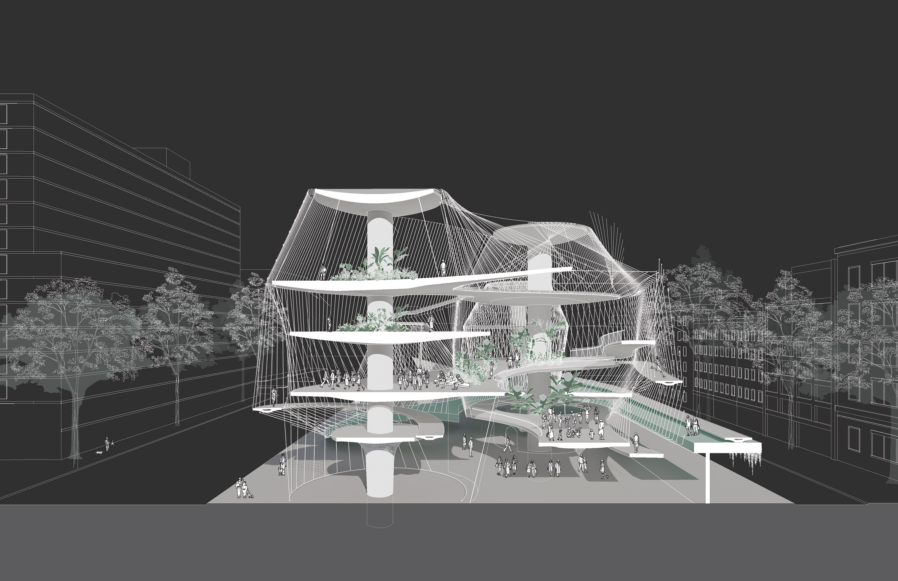 Section Drawing - Columbia GSAPP