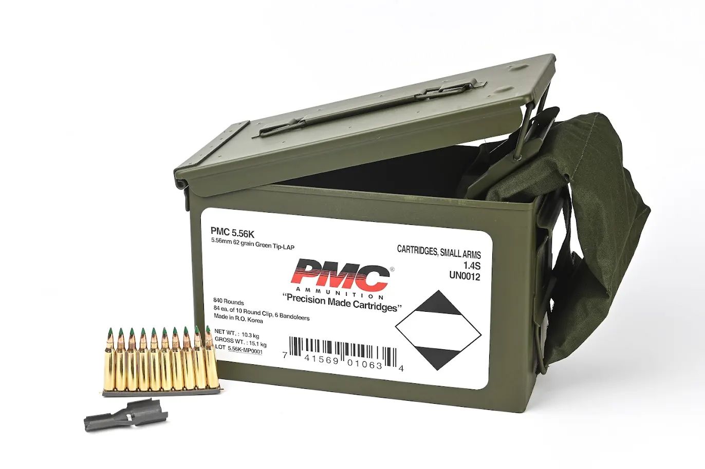 PMC Bronze Ammo Can 5.56NATO Rifle Ammo - 62 Grain | LAP | 840rds | WJS GUNS LLC | Merritt ...