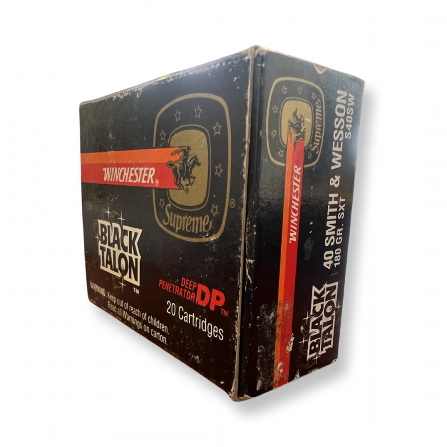 40 S&W - Winchester Black Talon 180 Grain SXT - 20 Round Box | FlipAmmo ...