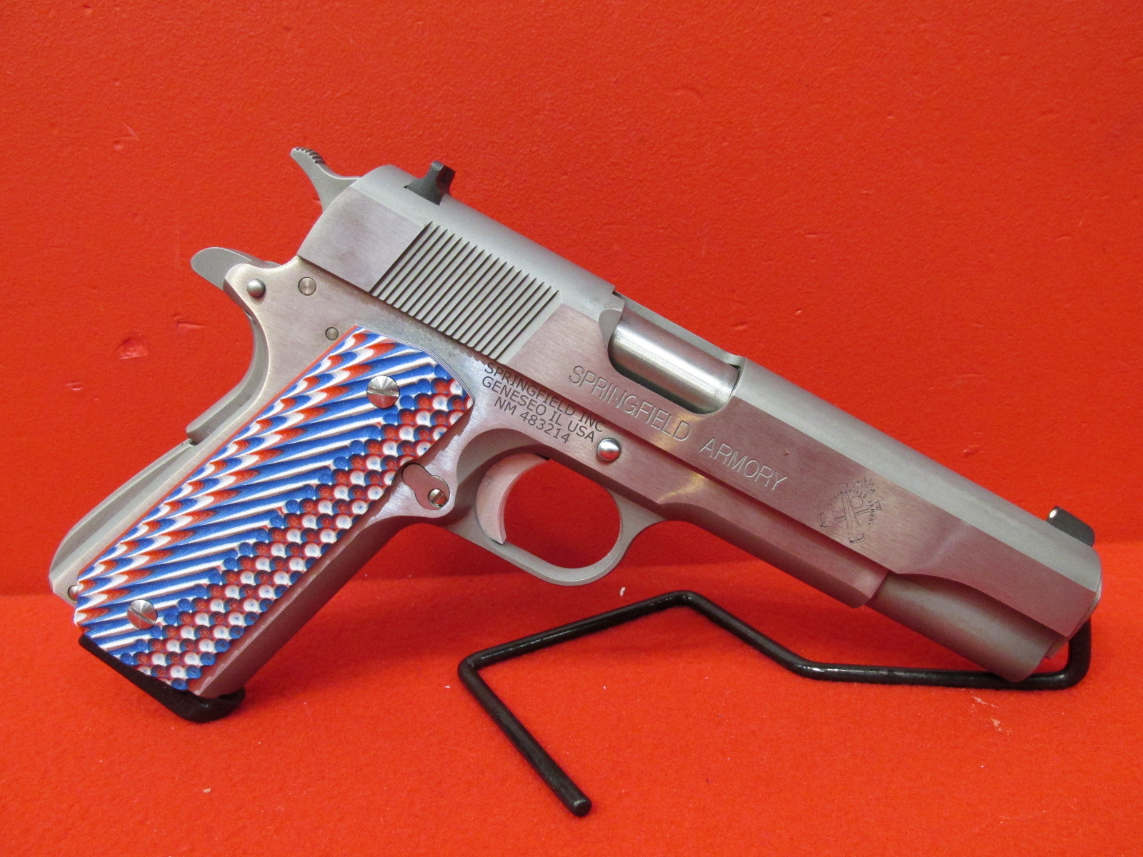 Springfield Armory 1911-A1 Stainless Mil-Spec W/Factory Case | SDS GUNS LLC