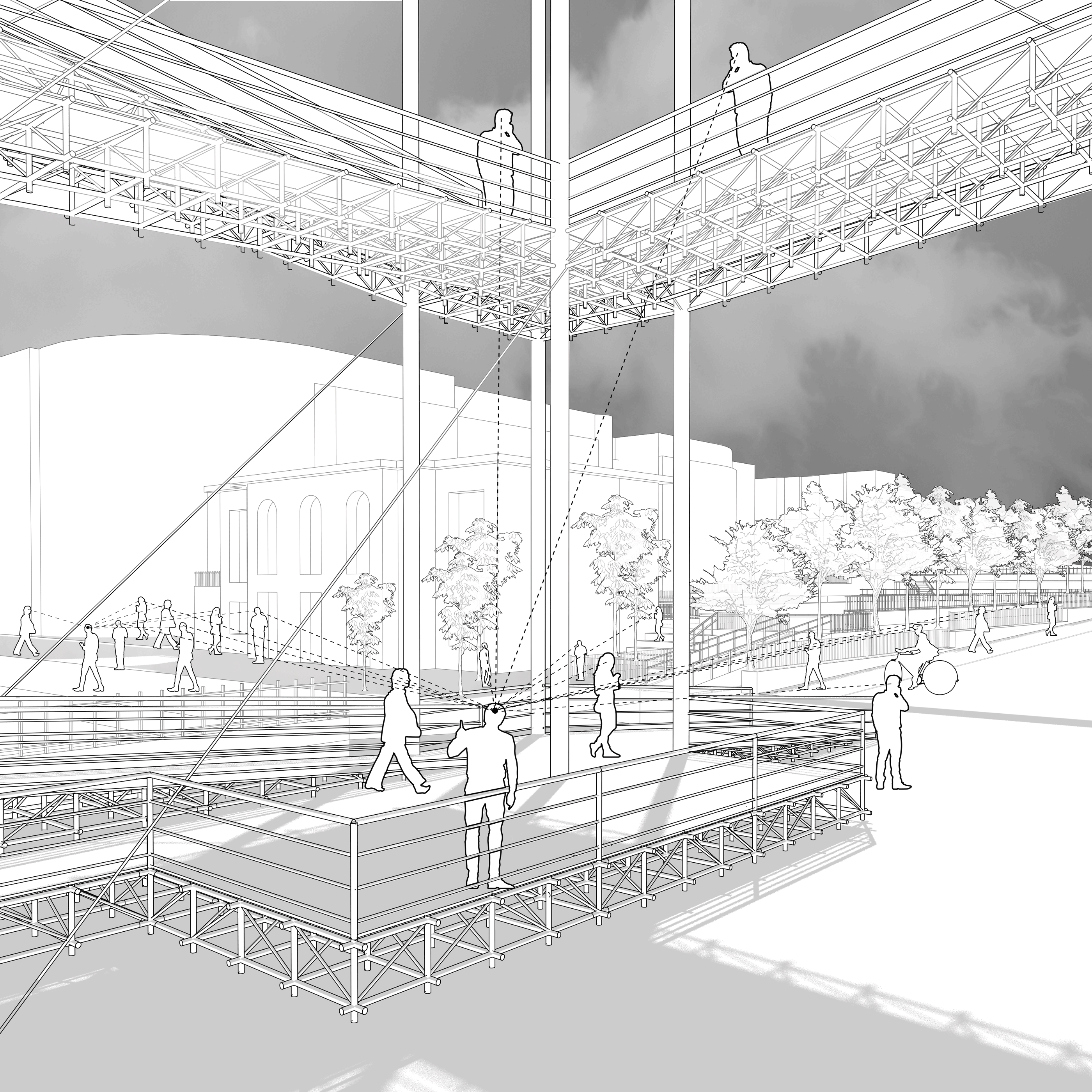 Sara D. Roosevelt Walkway - Columbia GSAPP