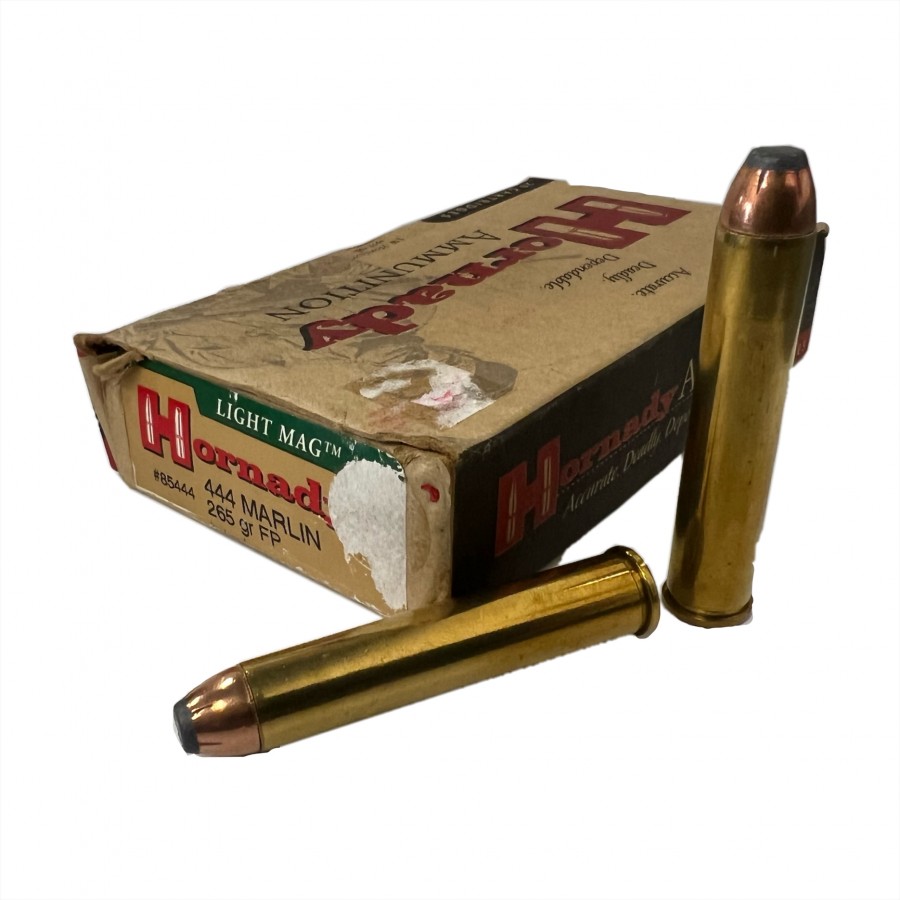 444 Marlin - Hornady Light Magnum 265 Grain FP - 20 Round Box #85444 ...