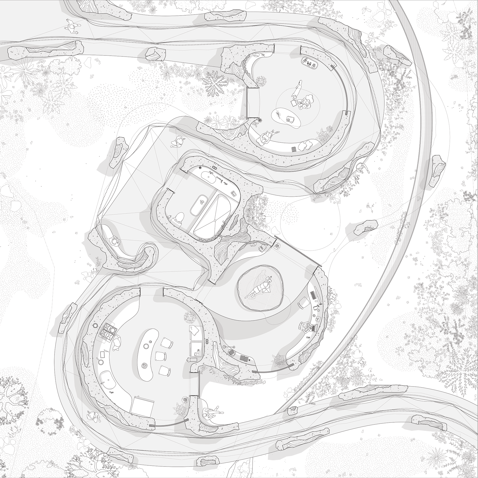 Plan Drawing - Columbia GSAPP