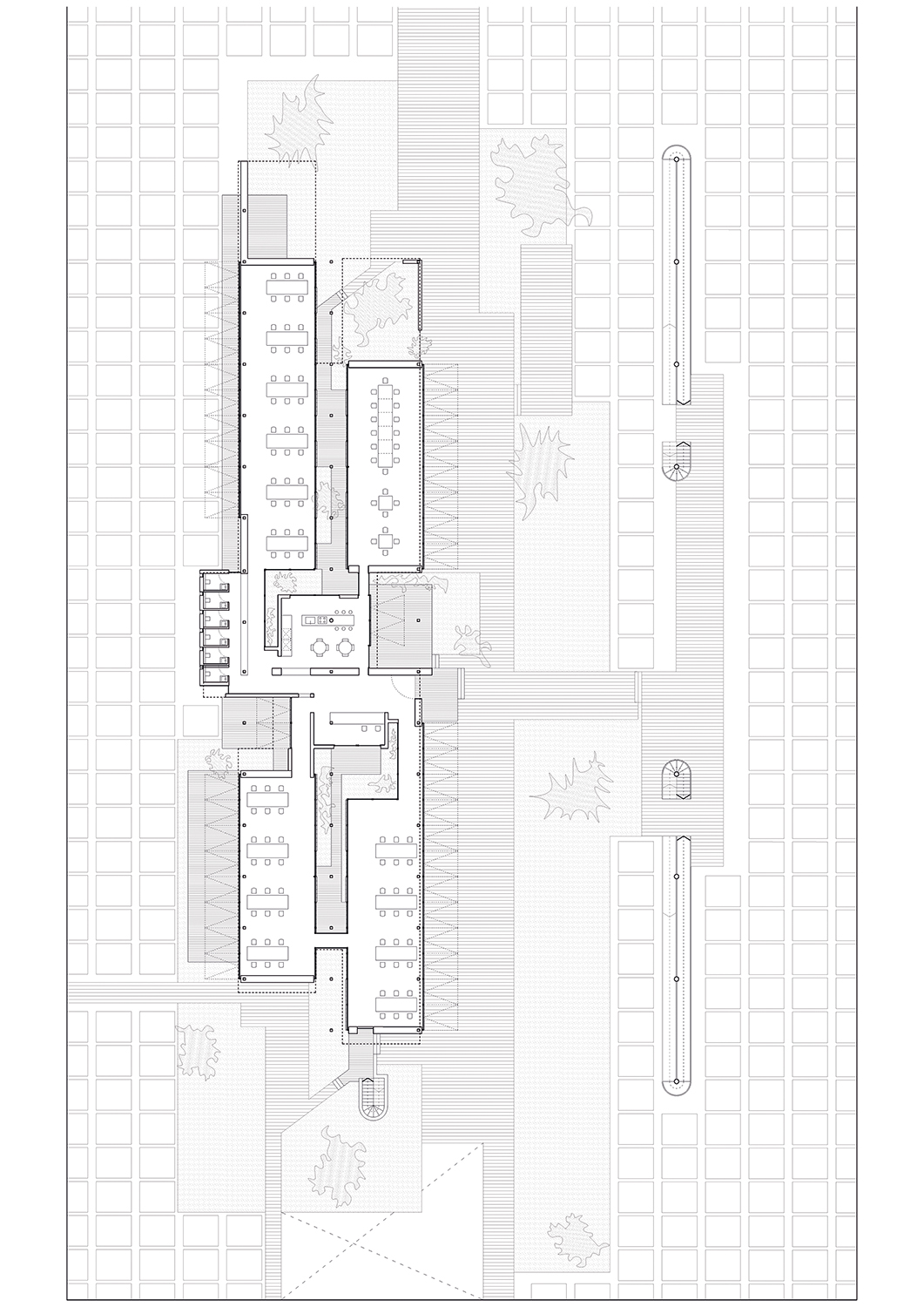 Plan Drawing - Columbia GSAPP