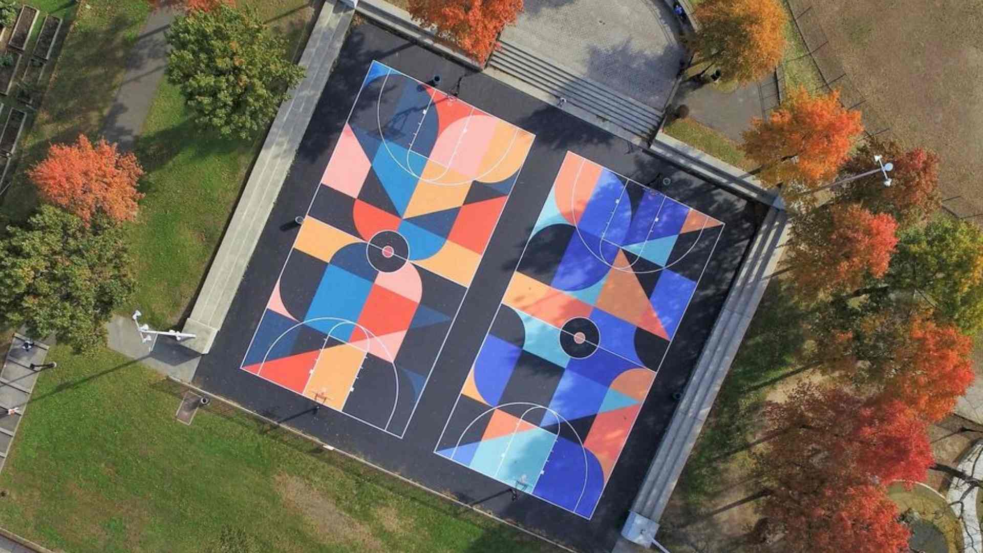 Bring some art to the park! Basketball Court Mural Project in Patterson ...