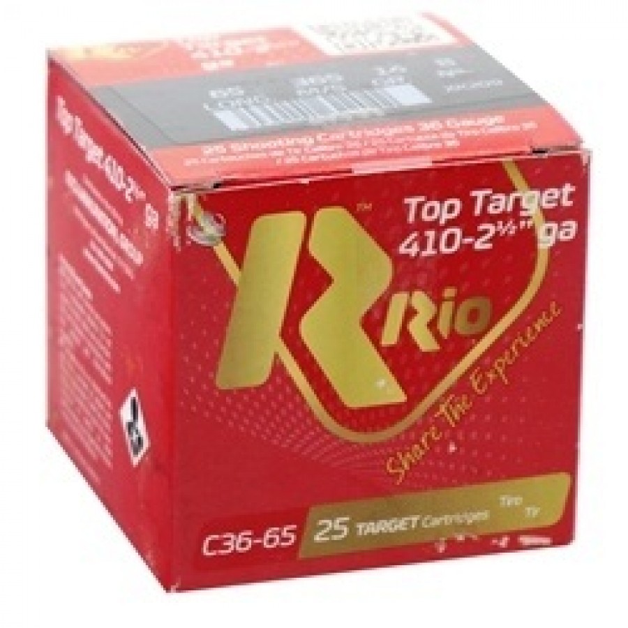 .410 RIO 2.5 Inch #6 Shot 25 Round Box - $15 flat shipping - Limit 20 ...