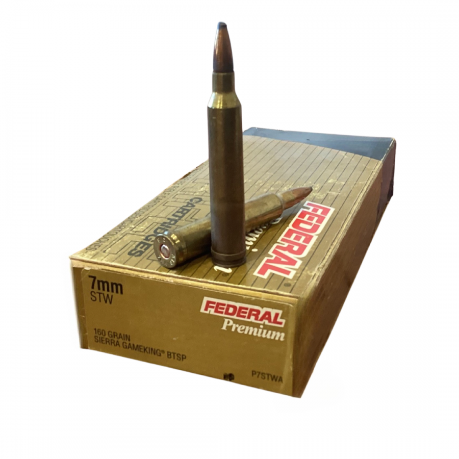 7MM STW (Shooting Times Western) - Federal Premium 160 Grain Sierra ...