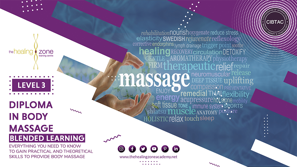 Diploma In Body Massage Blended Learning The Healing Zone Training