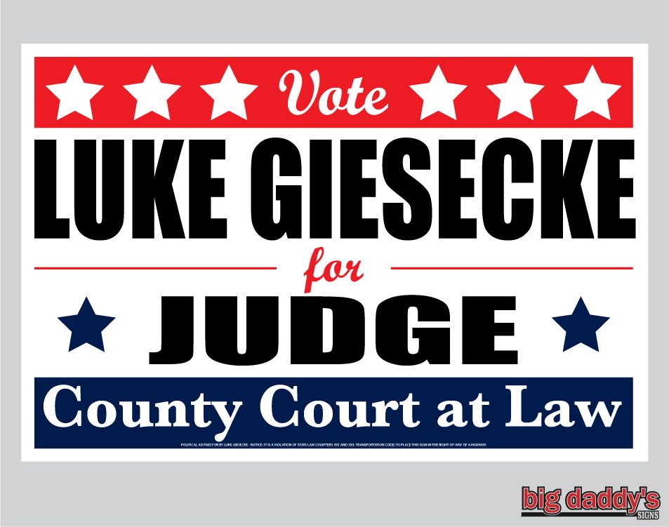 Luke Giesecke for CCL Judge of Bosque County | Luke Giesecke (Powered ...