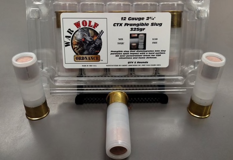 12 Ga CTX Frangible Slug 5 rds | War Wolf Ordnance | Post Falls | 83854