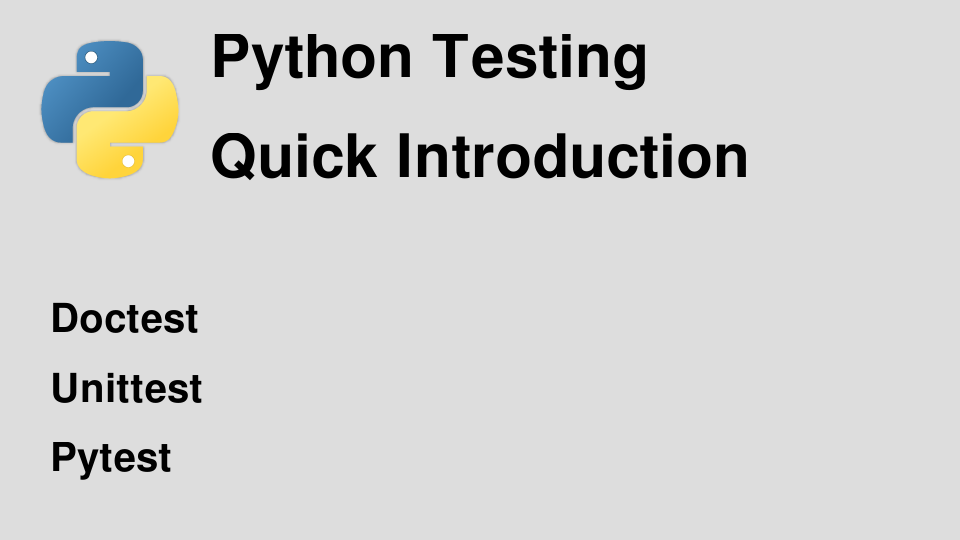 Python Testing Quick Intro Code Maven