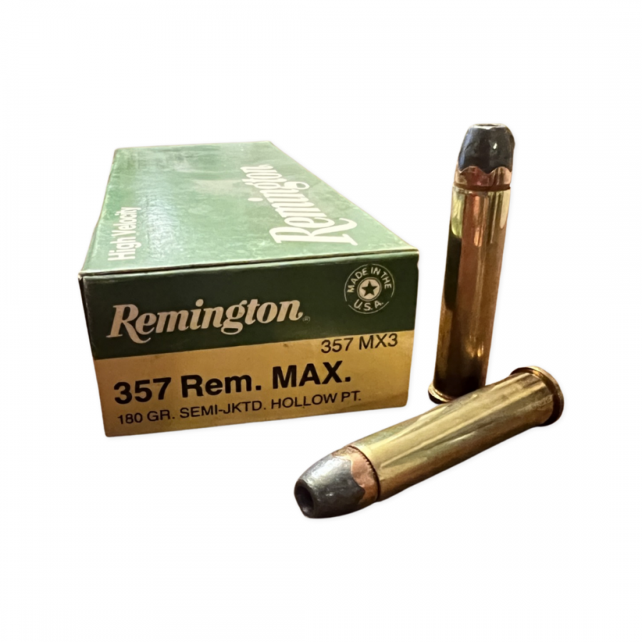 357 Rem Max (Maximum) Remington 180 Grain Semi-Jacketed Hollow Point ...