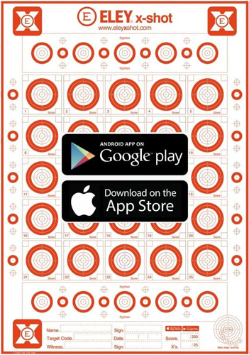 ELEY X-SHOT TARGETS 25 PACK | Target Shotguns, Inc. | Hendersonville ...