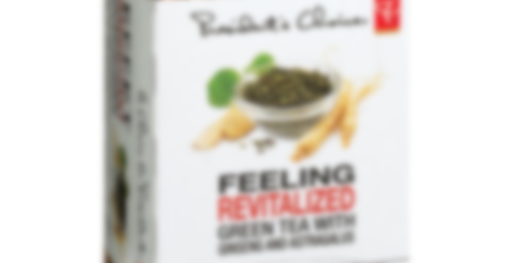 Green tea with ginseng and astragalus Tea by President's Choice — Steepster
