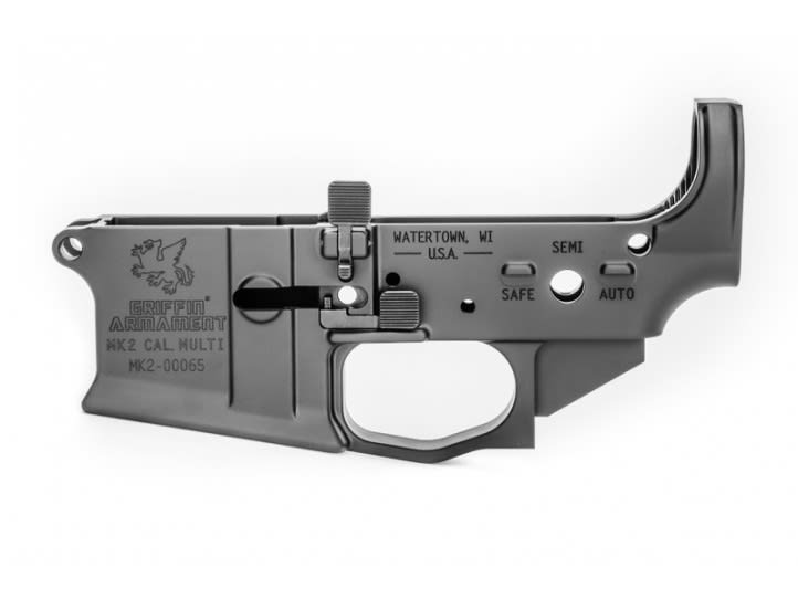 Griffin Armament MK2 Ambi Stripped AR-15 Lower Receiver | Crossroads ...