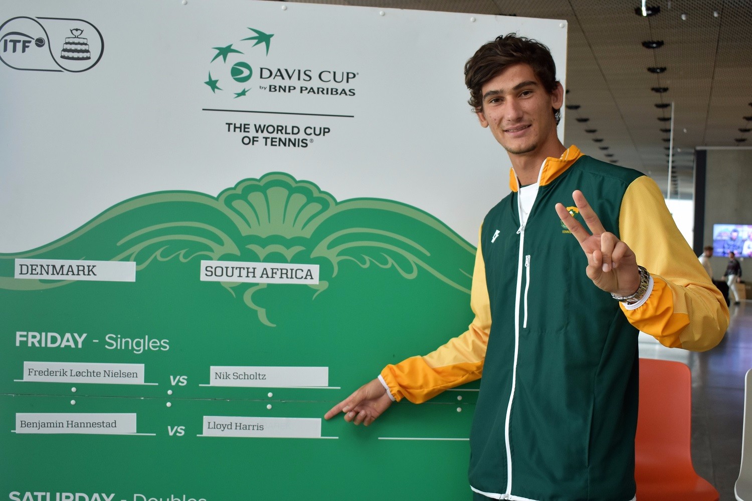 Nik Scholtz to lead us off on Friday - Tennis South Africa