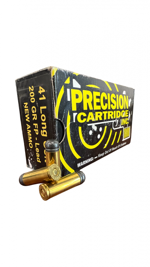 41 Long Colt - Precision Cartridges 200 Grain Flat Point - Lead 50 ...